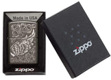 Zippo │ Filigree Flame and Wing Design Windproof Lighter