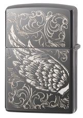 Zippo │ Filigree Flame and Wing Design Windproof Lighter