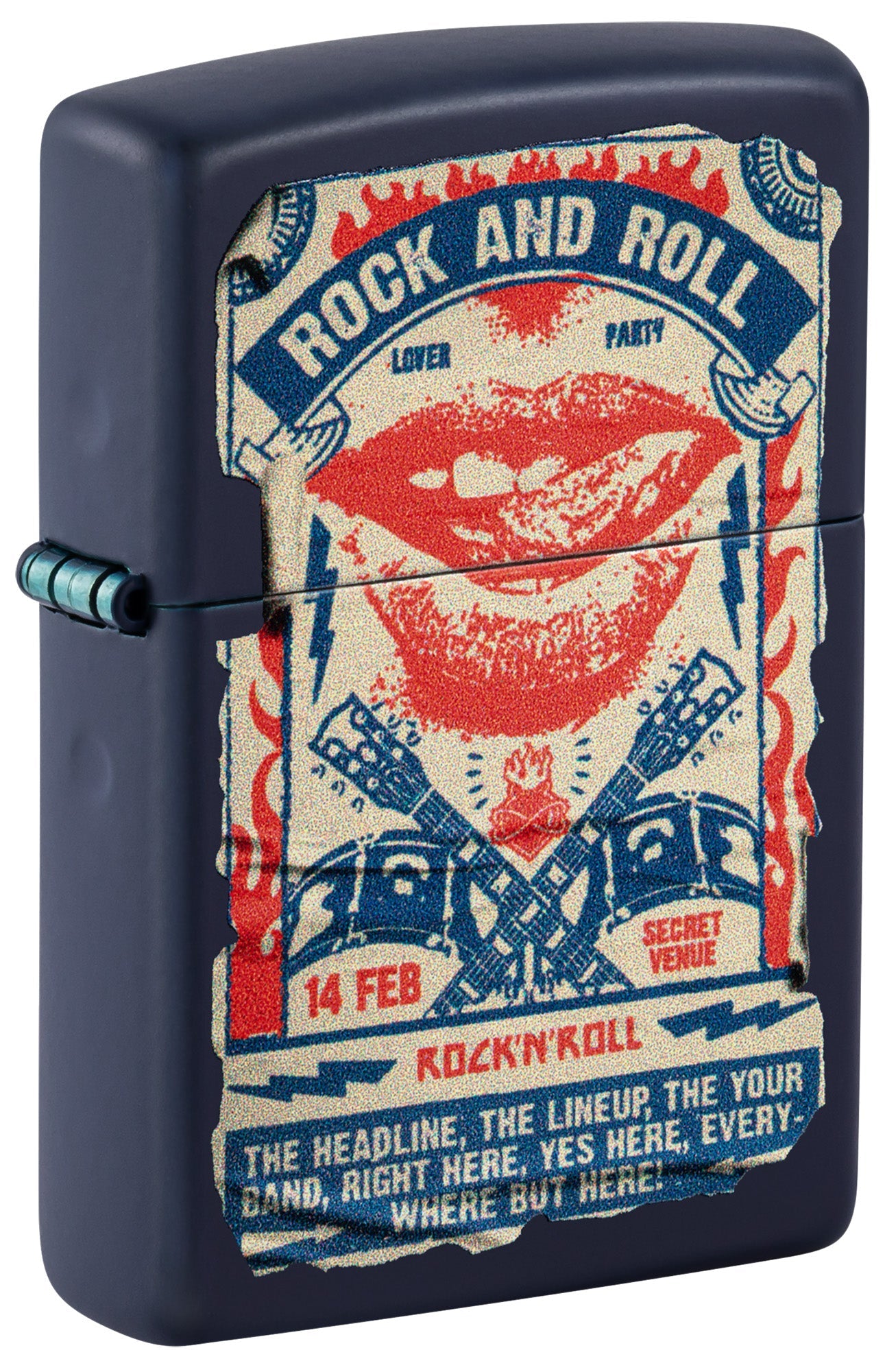 ZIPPO | Windproof Lighter Rock and Roll Poster Design