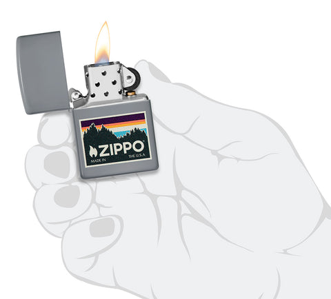Zippo │ Windproof Lighter Outdoor Zippo Logo Design