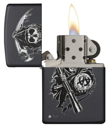 Zippo │ Sons of Anarchy™ Black Matte Windproof Lighter